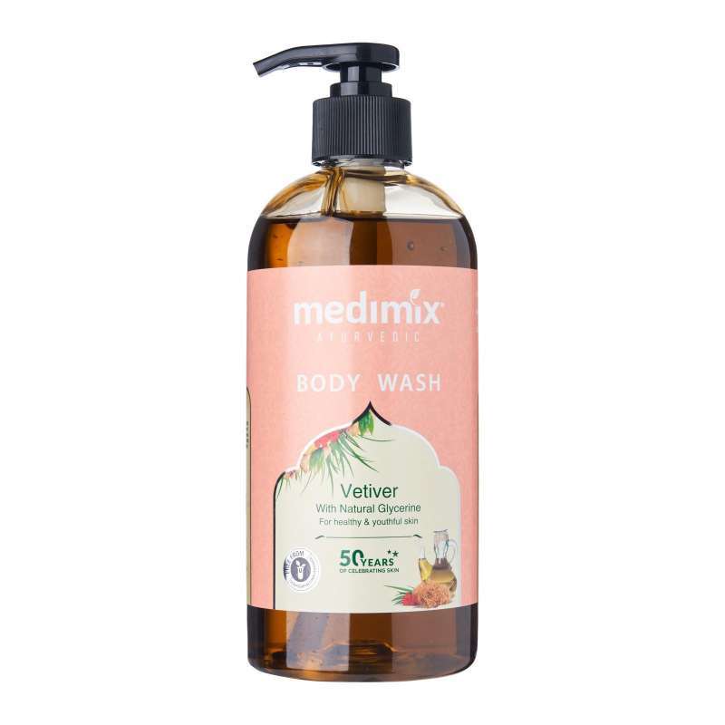 Jual Medimix Ayurvedic Body Wash Vetiver With Natural Glycerine 500ml ...