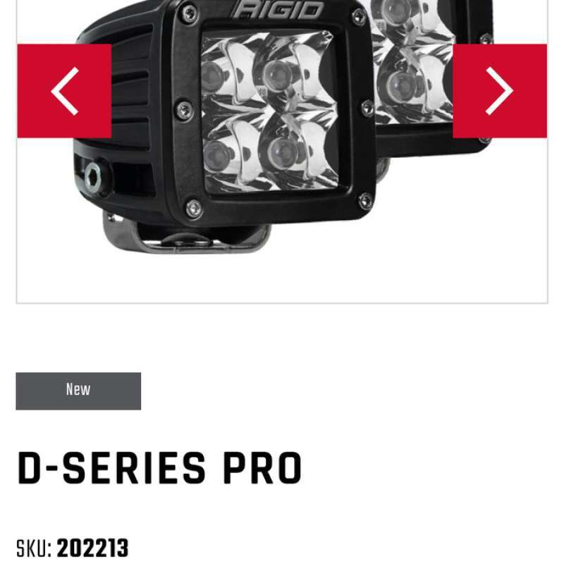 Promo Rigid Industries D Series Dually - SPOT Diskon 9% di Seller ...