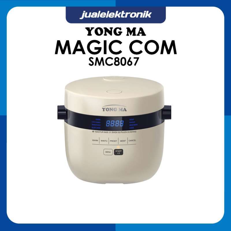 Promo Yong Ma Smc8067 – Magic Com 2 Liter Gold Ceramic Low Carbo 400 ...
