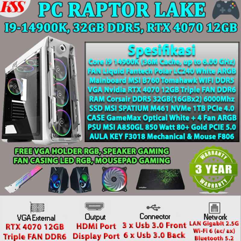 Promo Sale [baru] Cpu Komputer/pc Rakitan Core I9 The Champ Gaming ...