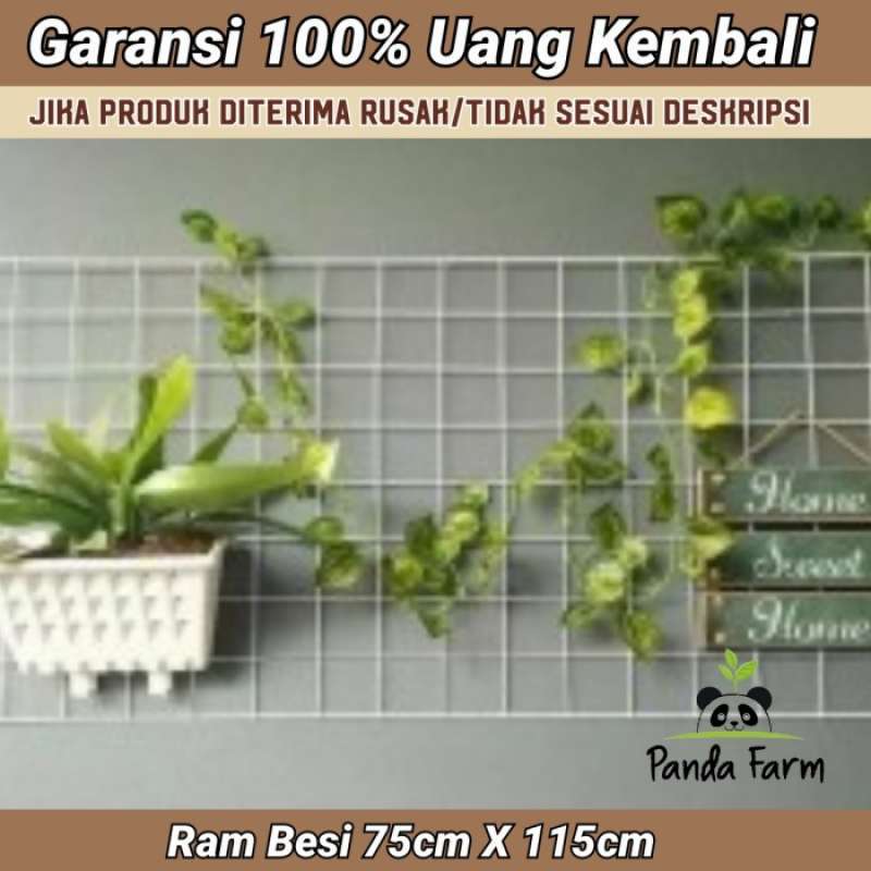 Promo Ram Besi / Rak Besi Pot Dinding 75x115 Cm Diskon 33% Di Seller ...