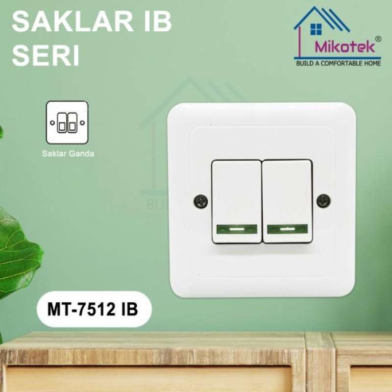 Promo Mikotek Saklar Lampu Inbow / Saklar Tunggal Seri Engkel & Stop ...