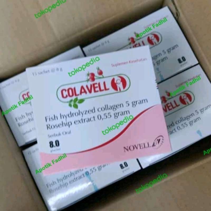 Promo Colavell Collavel Box Rosagen Isi 15 Sachet Diskon 33% Di Seller ...