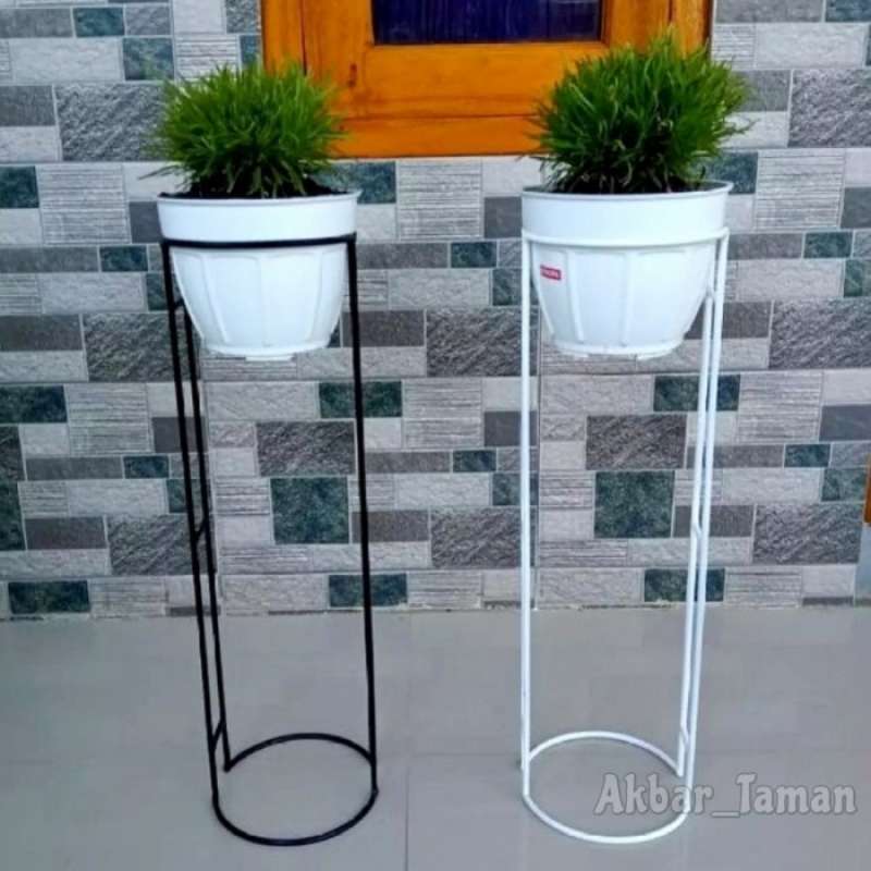 Promo Standing Rak Pot Bunga Besi Satu Susun Tinggi Diskon 33% Di ...