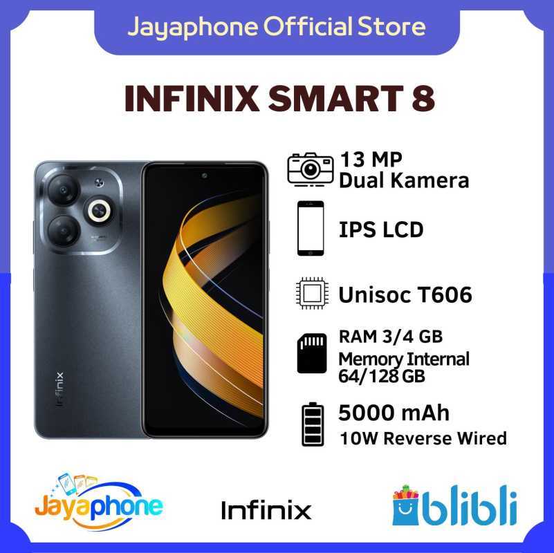 Promo Infinix Smart 8 4/128 Resmi Diskon 8% Di Seller Jayaphone ...