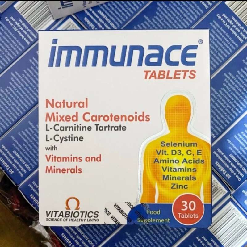 Promo Immunace Box 30 Tablet Dayatahan Tubuh Imunace Multi Vitamin ...