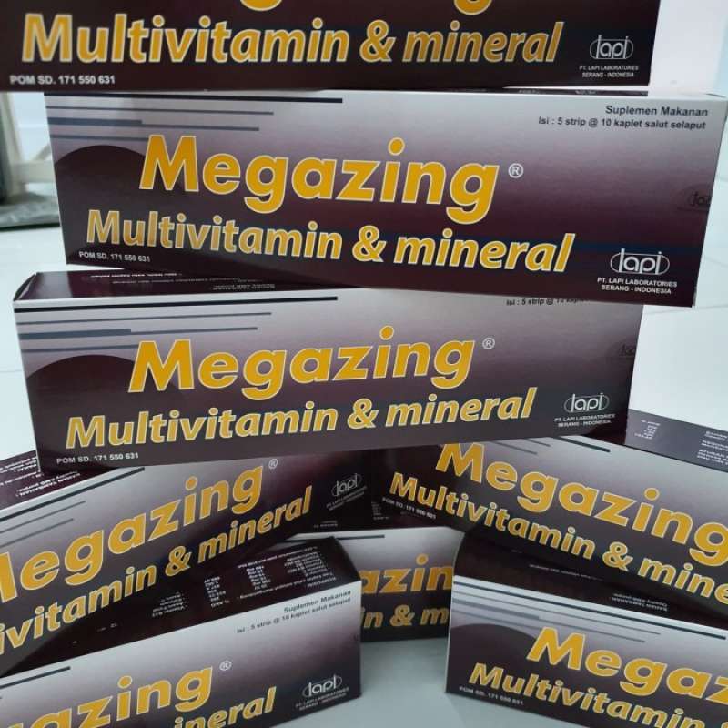 Promo Megazing Vitamin C Multivitamin Lengkap Diskon 33% Di Seller ...