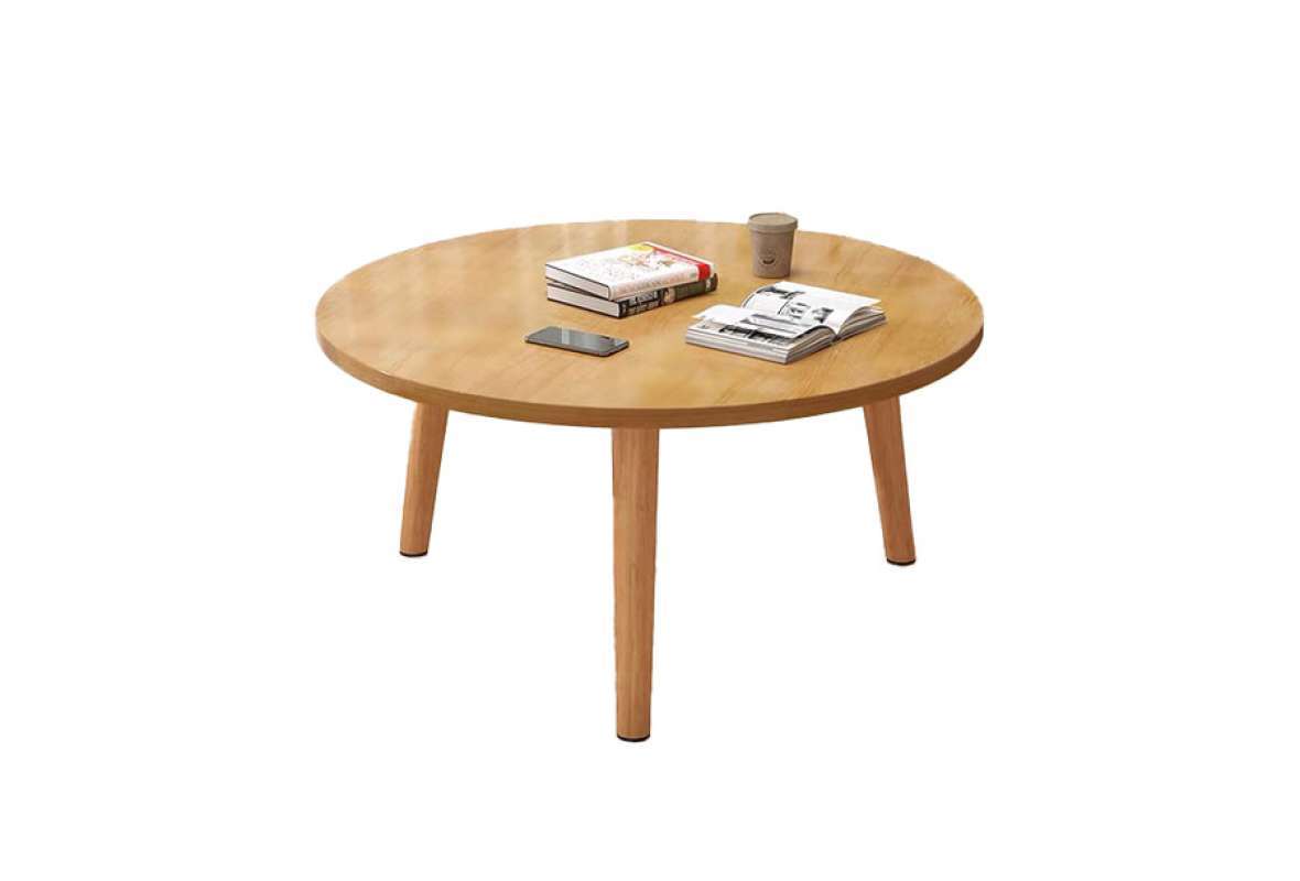 Promo Coffee Table Bulat | Meja Kayu Bulat Elegant Diskon 15% Di Seller ...