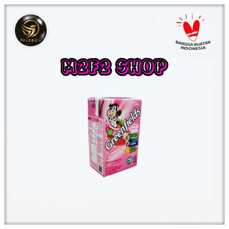 Promo Greenfields Susu Kotak UHT Strawberry Milk | Stroberi - 105 ml (Kemasan Karton) Diskon 26% ...