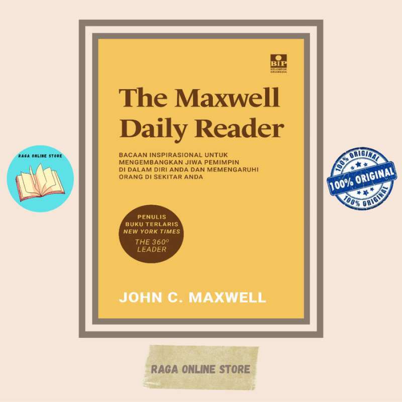 Promo Buku The Maxwell Daily Reader by John C Maxwell Diskon 27% di ...