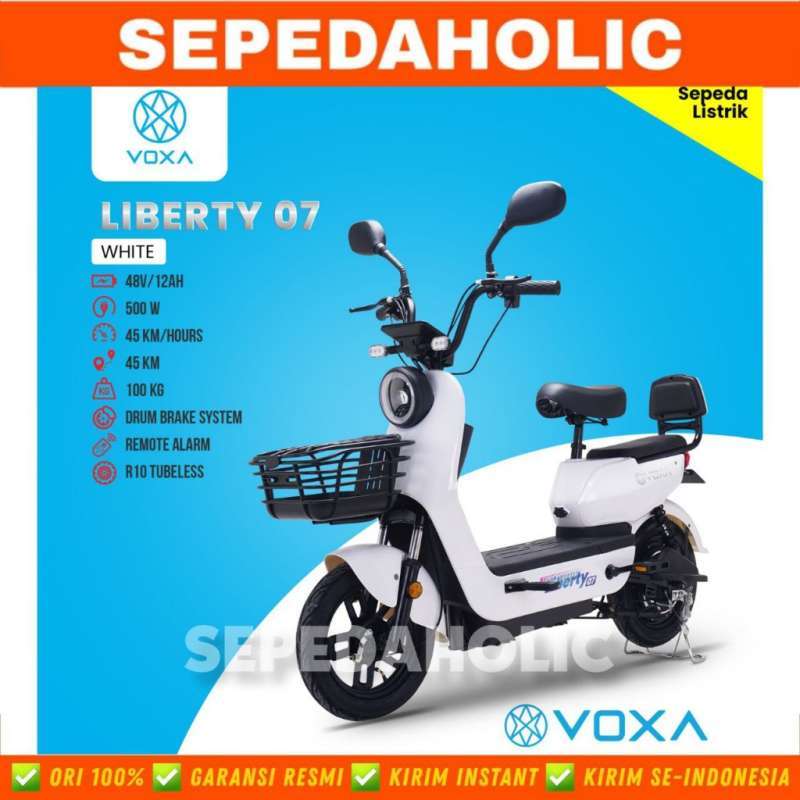 Promo Sepeda Listrik Voxa Liberty 07 500 Watt 12 Ah Electric E Bike ...