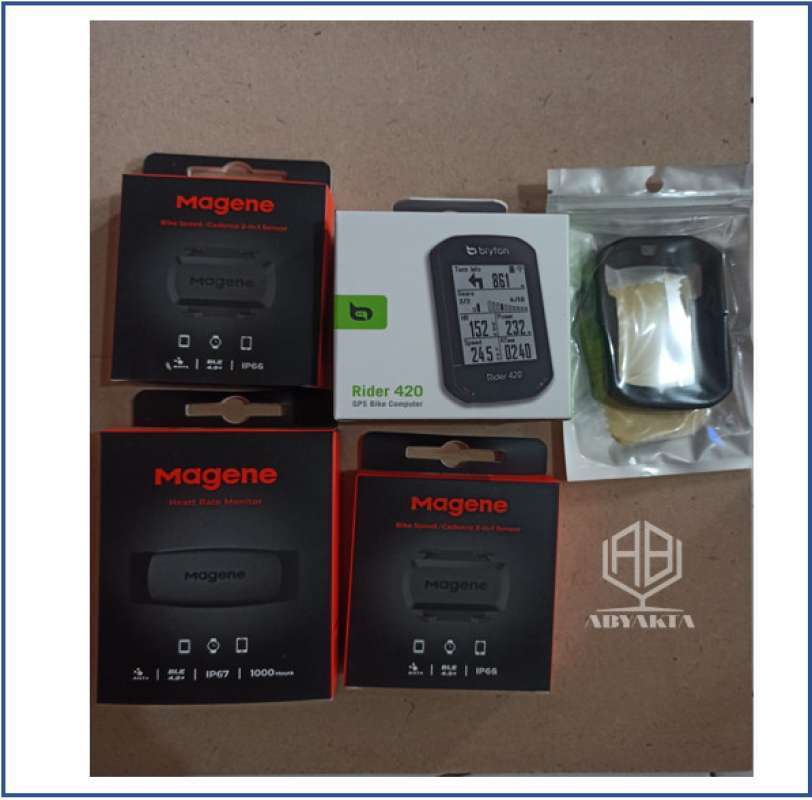 Jual Bundle Bryton Rider 420 & Magene S3+ Hrm Sensor Sepeda & Cadence ...