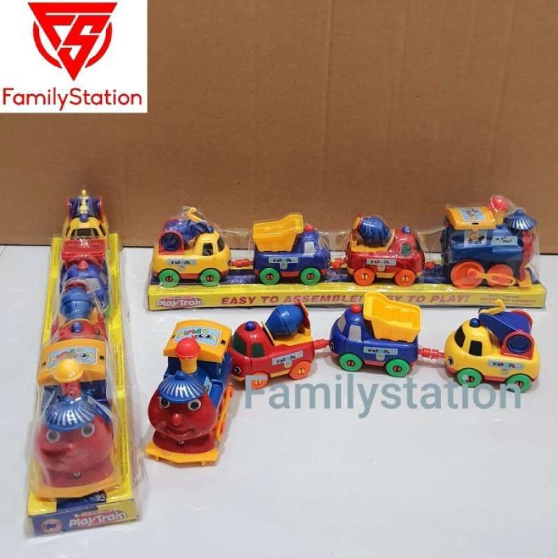 Jual Mainan Anak kereta api set PLAYTRAiN CARTOON SERIES MAGNET di ...