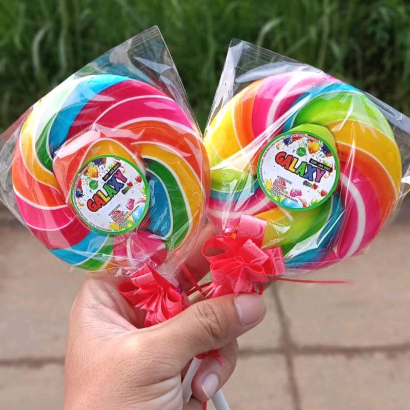 Promo Permen Lolipop Besar 10cm Bulat Diskon 40% Di Seller Blanjaindo ...