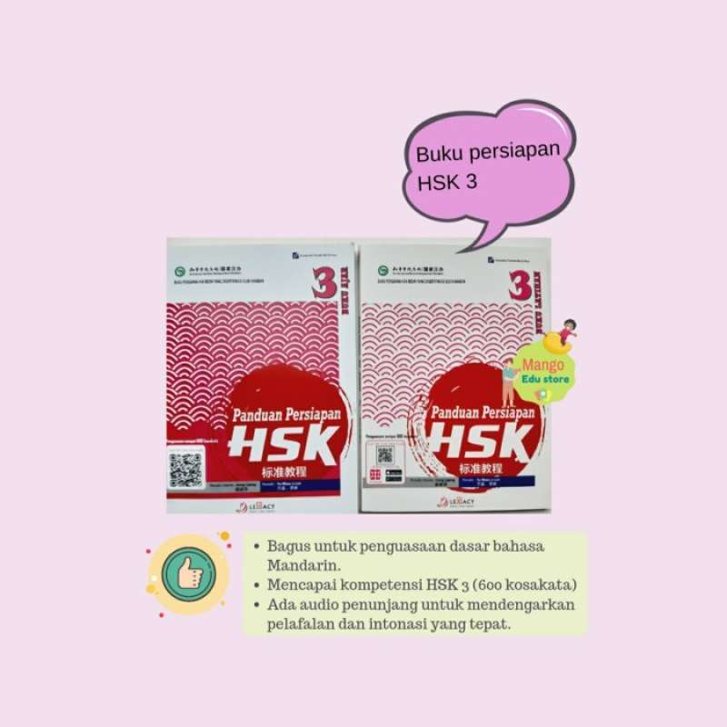 Promo Panduan Pesiapan HSK 3 (buku ajar+ latihan) Diskon 28% di Seller Onic Shop - Harapan Jaya ...