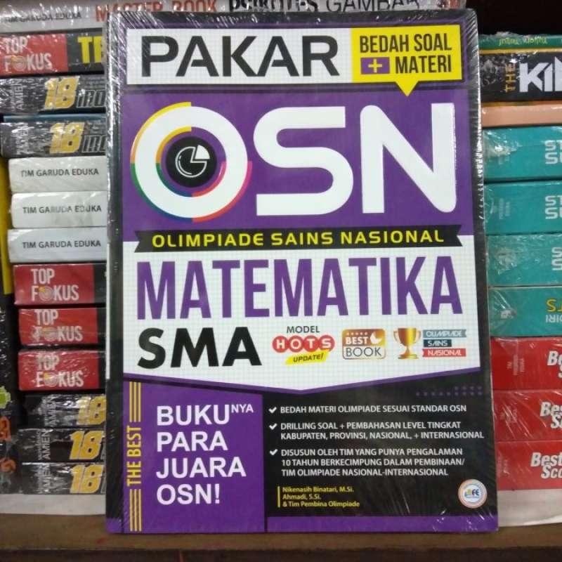 Promo BUKU PAKAR OSN MATEMATIKA SMA Diskon 31% di Seller Onic Shop - Harapan Jaya, Kota Bekasi ...