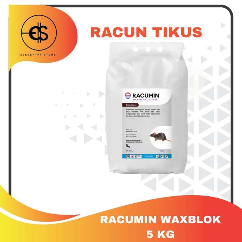 Promo RACUMIN WAX BLOCK 5 KG RACUN TIKUS RUMAH TANGGA Diskon 33% di ...