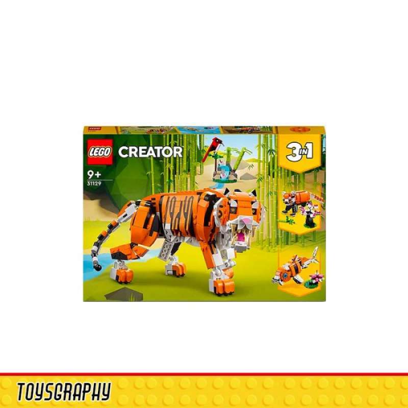 Promo LEGO Creator 31129 Majestic Tiger 3 in 1 Animals Red Panda Koi ...