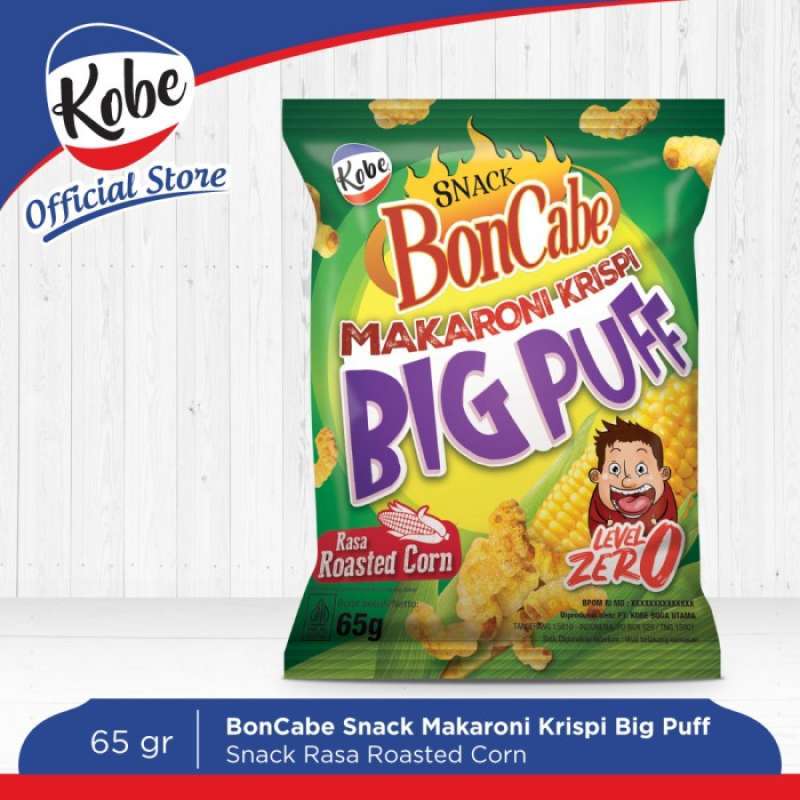 Promo Kobe Boncabe Makaroni Krispi Big Puff Rasa Roasted Corn 65gr ...