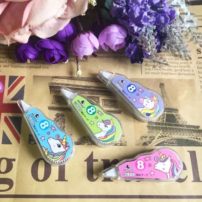 Jual Tipe X pita penghapus pulpen roll correction tape tipex set 4 pcs ...