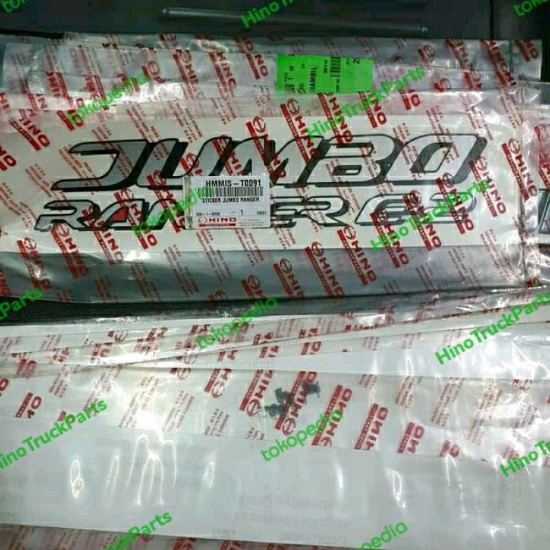 Promo Sticker Hino JUMBO RANGER E2 HMMIS-T0091 Original Asli Diskon 9% ...