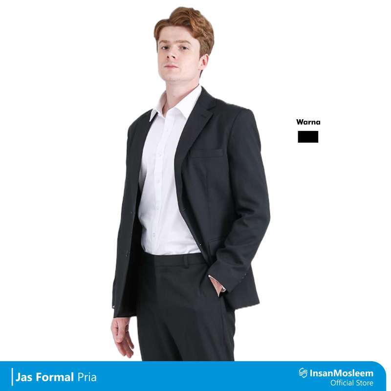 Jual Jas Blazer Polos Hitam Formal - Jas Wisuda - Nikah Jas Kerja Pria Di Seller Umkm Insan ...