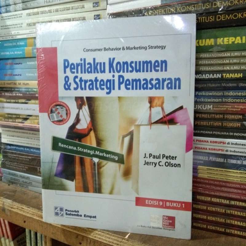 Promo Perilaku konsumen dan Strategi Pemasaran PETER DAN OLSON Buku 1 Ed 9 Diskon 23% di Seller ...