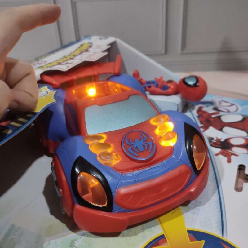 Jual Marvel Spiderman Spidey Amazing Friends Glow Tech Web Crawler di ...