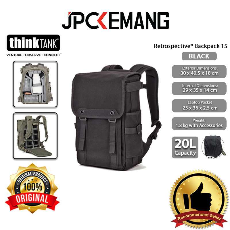 Promo Jpc Kemang Think Tank Retrospective Backpack 15 Bag Camera Thinktank Tas Kamera Original ...