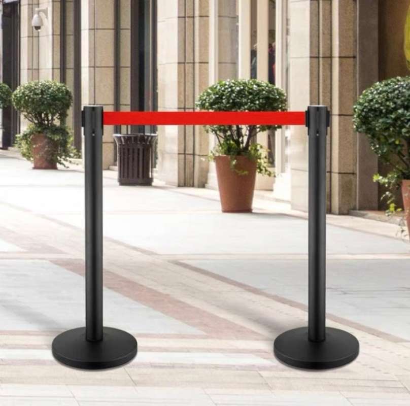 Promo Queue Line Tiang Antrian Hitam 2m Diskon 23% Di Seller Cv Kinesia ...