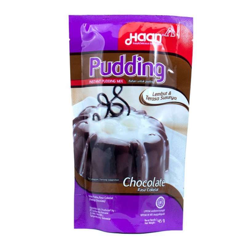 Jual Haan Instant Pudding Mix Bahan Untuk Buat Puding Instan Halal 145g ...
