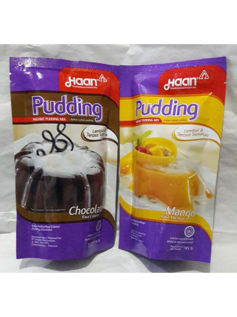 Jual Haan Instant Pudding Mix Bahan Untuk Buat Puding Instan Halal 145g ...