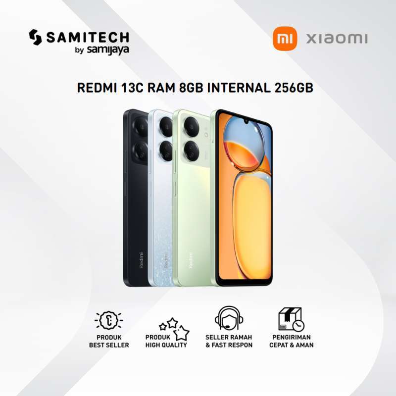 Promo Xiaomi Redmi 13c 8/256 Gb Smartphone Android Diskon 1% Di Seller ...
