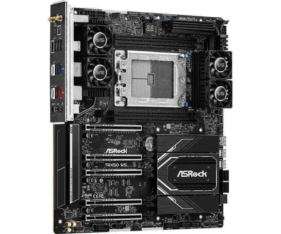 Jual Asrock Trx50 Ws (amd Trx50, Eatx , 4 X Ddr5, Wi-Fi 6e, Pcie Gen5 ...