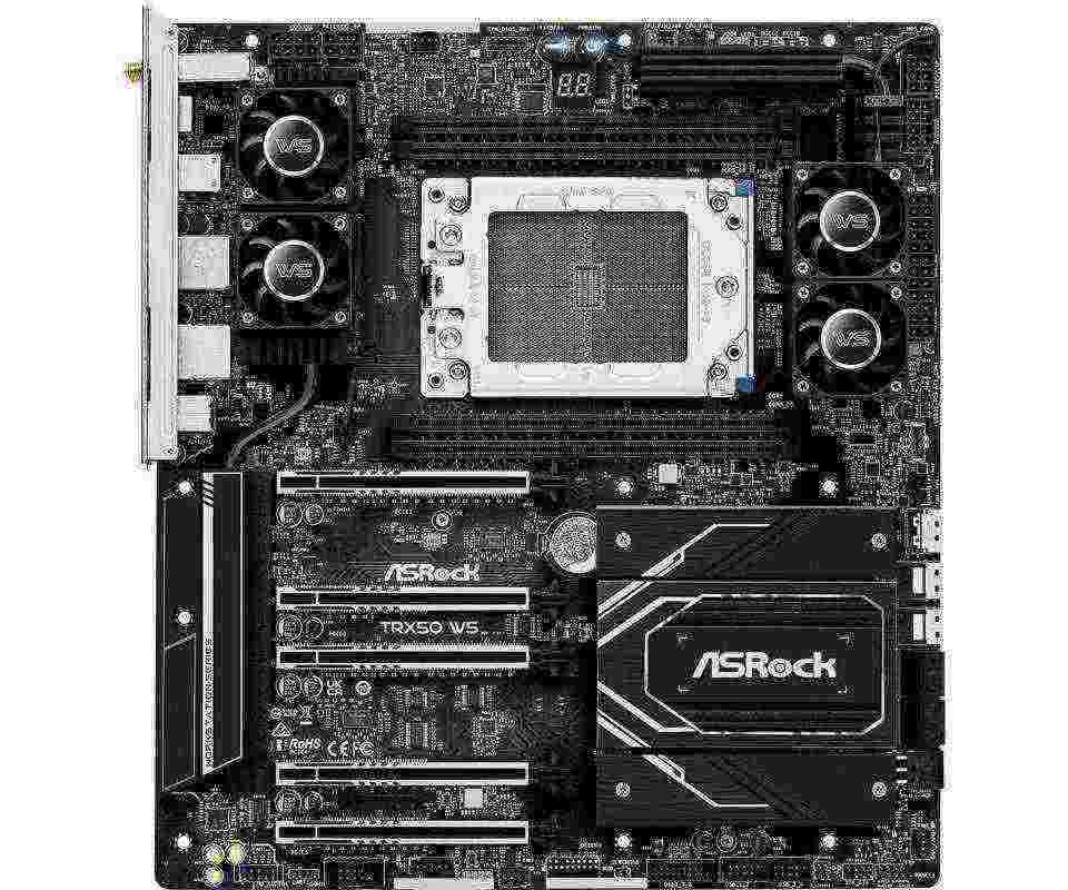 Jual Asrock Trx50 Ws (amd Trx50, Eatx , 4 X Ddr5, Wi-Fi 6e, Pcie Gen5 ...