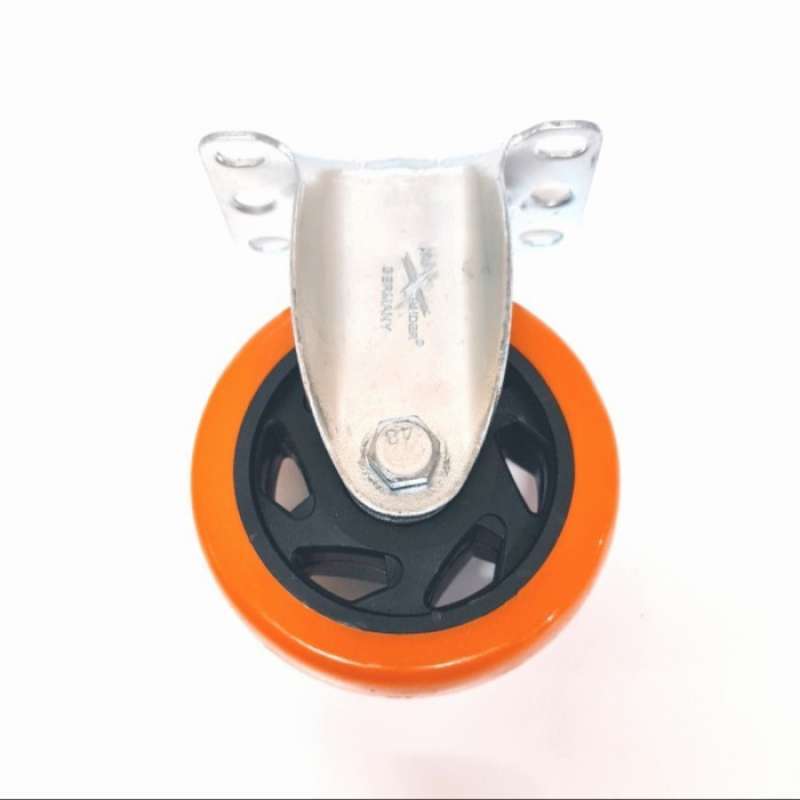 Promo roda pu 4 inch mati ball bearing medium/rak etalase/troli Diskon ...