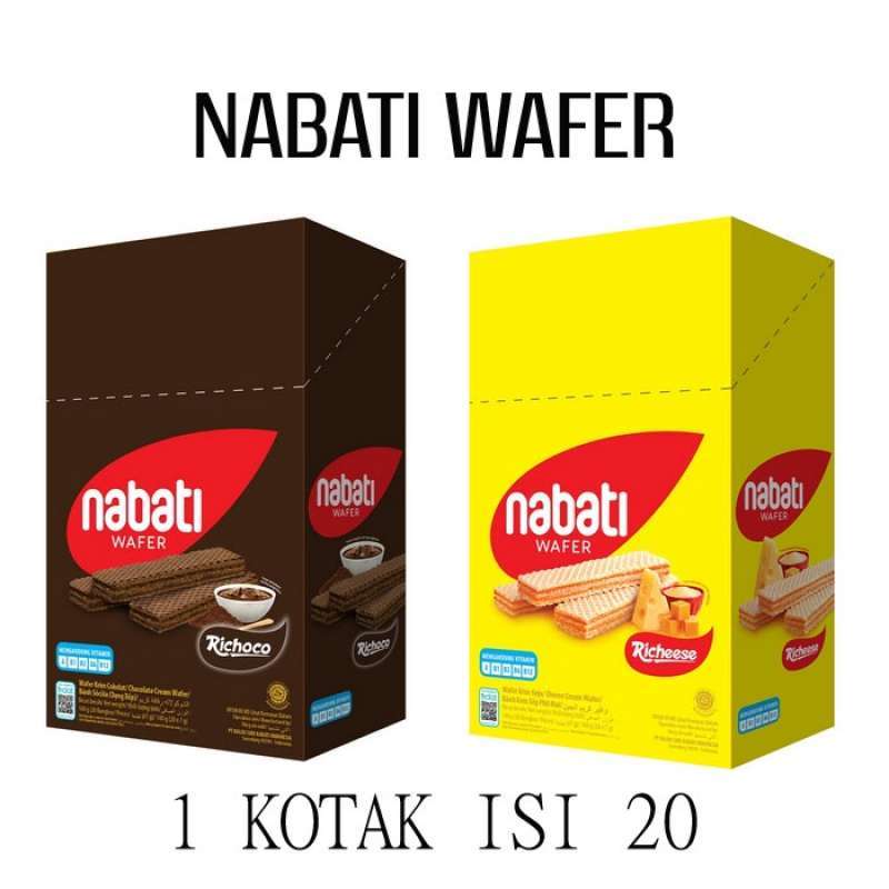 Jual Nabati Wafer Kotak Isi 20 - Richeese Di Seller Toko Berkat ...