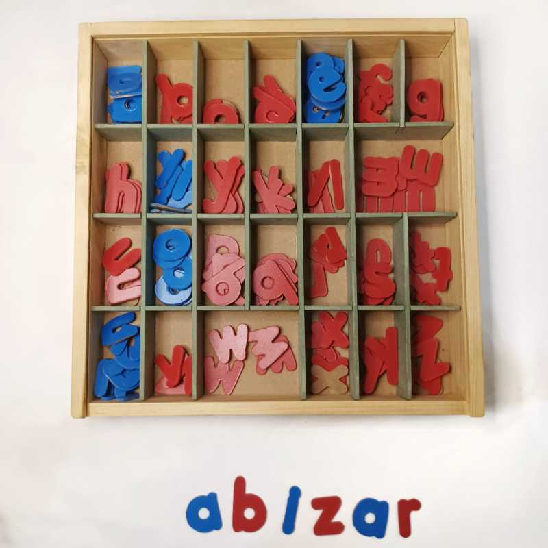 Promo Montessori Toy Moveable Kotak Huruf Abc Angka Alphabet Belajar ...