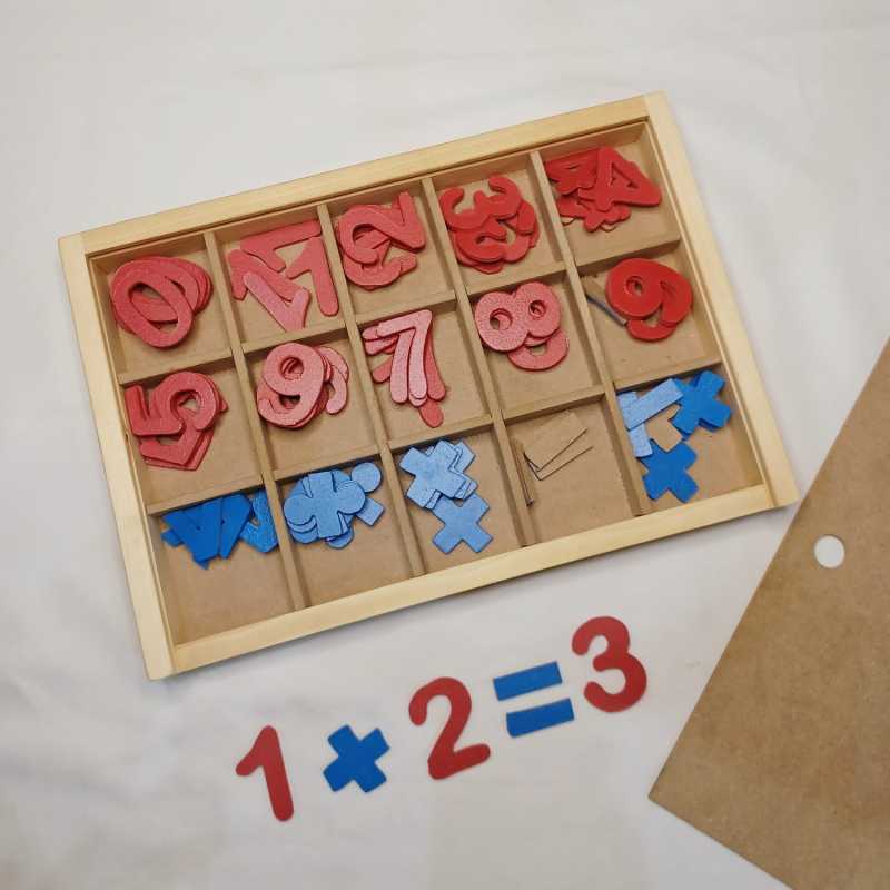 Promo Montessori Toy Moveable Kotak Huruf Abc Angka Alphabet Belajar ...