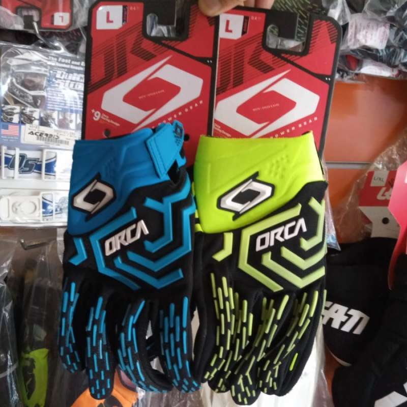 Jual sarung tangan orca power gear rs-gx mx gloves di Seller teslamall ...
