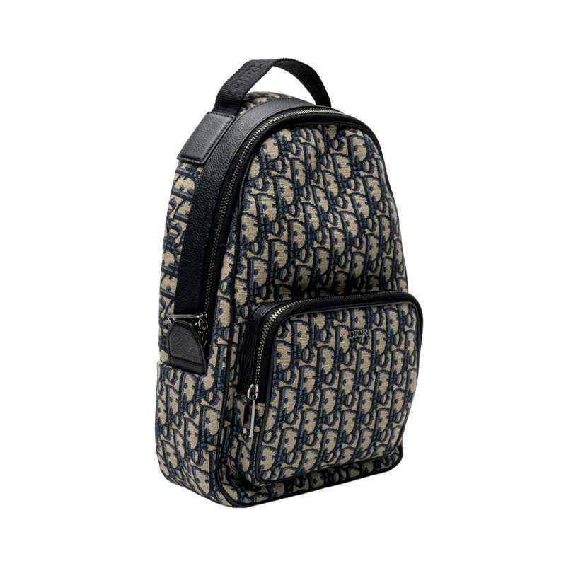 Promo Christian Dior Mini Rider Sling Bag Beige and Black Dior Oblique ...