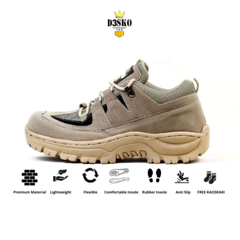 Promo Sepatu Boots Pria D3sko Bored Pile Safety Pria Ujung Besi Warna ...