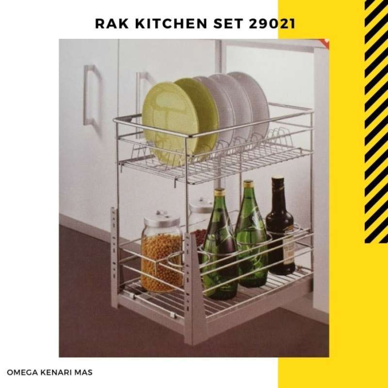 Promo Rak Piring Dalam Kitchen Set Model Vitco 29021 Rak Botol Diskon ...