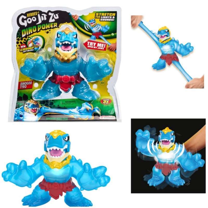 Promo Heroes of Goo Jit Zu Dino Power - DINOGOO TYRO with LIGHT ...