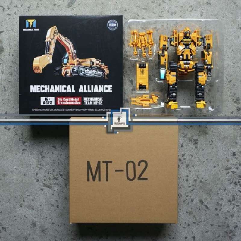 Promo Mechanical Team Mt-02 Mt02 Transformers Devastator Scrapmetal Diecast Diskon 23% Di Seller ...