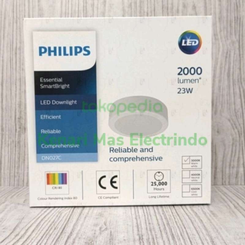 Promo Philips Lampu Downlight Led Dn027c 23w 23 W 23 Watt Outbow ...