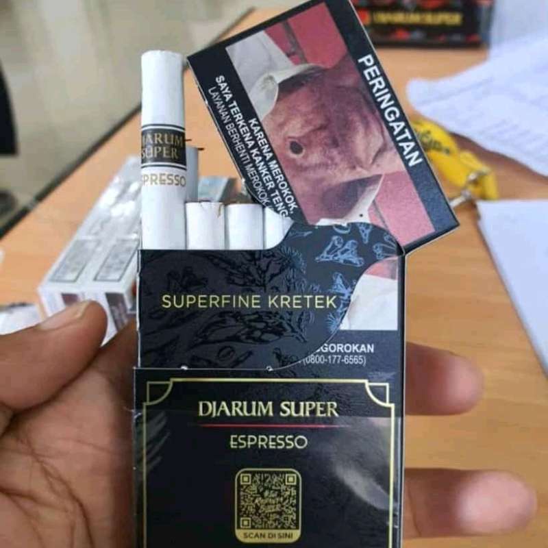 Promo rokok Djarum super ESPRESSO 12 bt rasa kopi susu Diskon 14% di ...