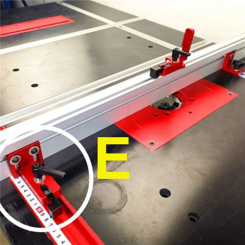Promo Cross Cut Limiter For Table Saw / Stop Block Table Saw Miter Saw ...