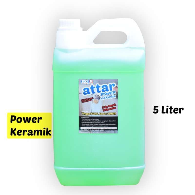 Promo Formula Baru Attar Power - Pembersih Keramik Wc & Toilet - 5 Liter Diskon 33% Di Seller ...