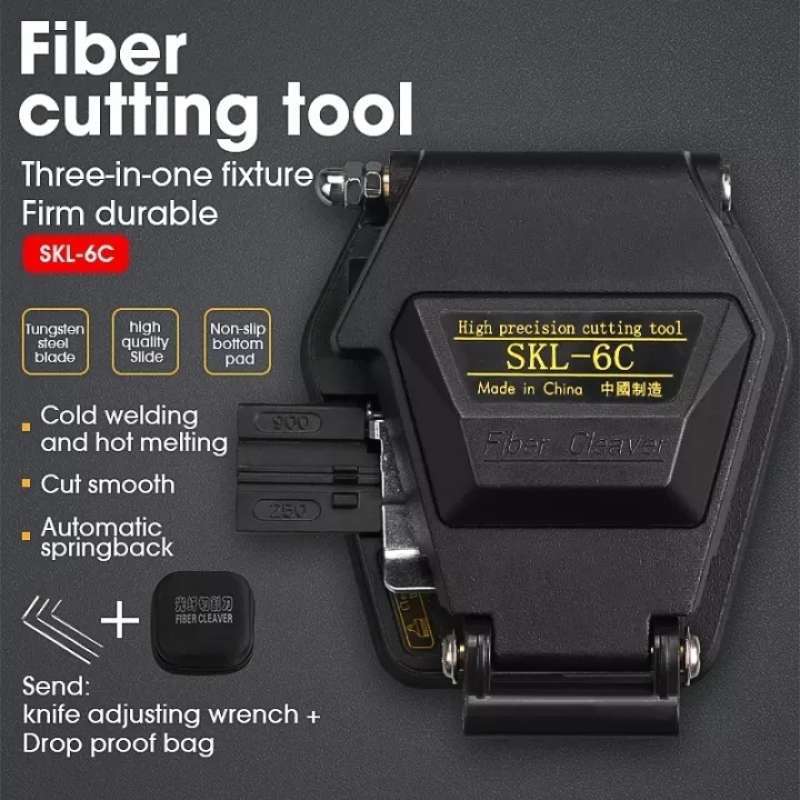 Promo SKL-6C DY-6C Fiber cleaver cable cutting knife FTTT fiber optic ...